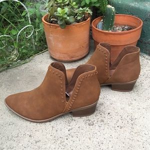 Shoes | Tan Cutout Booties | Poshmark